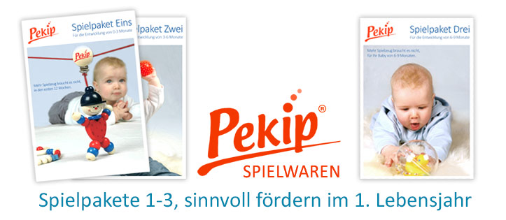 Die Spielpakete = Spielzeug + Spielanleitung | Pekip Spielwaren